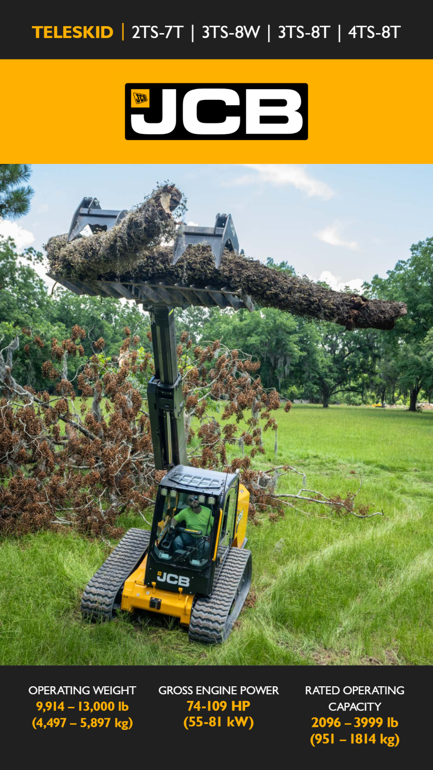 JCB Teleskid | Telescopic Skid Steer Specs & Features