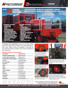 Shuttlewagon Railcar Movers