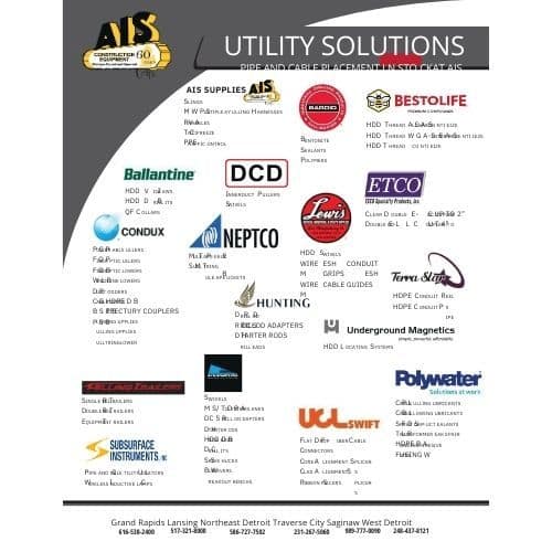 Pipe & Cable | Utility Solutions - AIS Construction Equipment